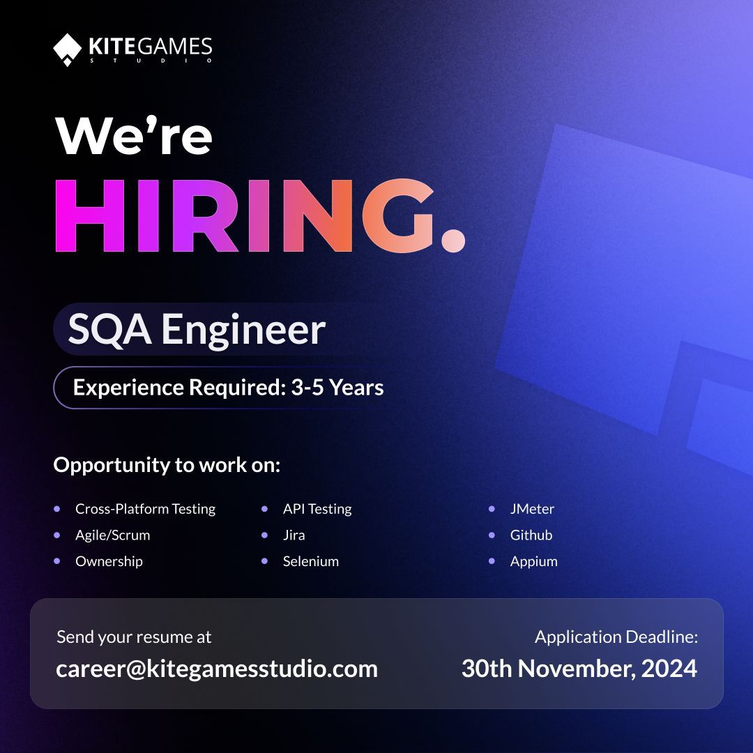 SQA Learning Academy on LinkedIn: ๐ต๐ปโโ๏ธ Join Our Team as an SQA ... SQA Learning Academy on LinkedIn: ๐ต๐ปโโ๏ธ Join Our Team as an SQA ...