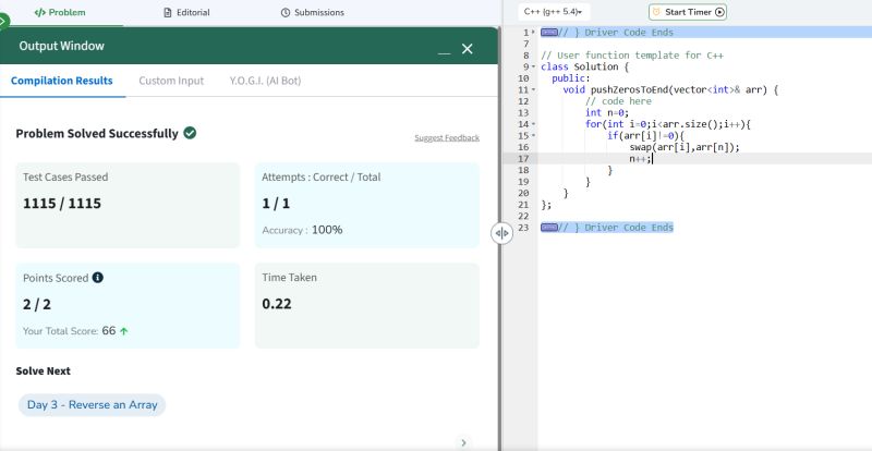 #gfg160challenge #day2 #codingjourney #problemsolving #keepcoding # ... #gfg160challenge #day2 #codingjourney #problemsolving #keepcoding # ...