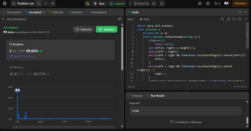 Completed LeetCode question! | Ashim Abinash Mishra posted on the topic ... Completed LeetCode question! | Ashim Abinash Mishra posted on the topic ...