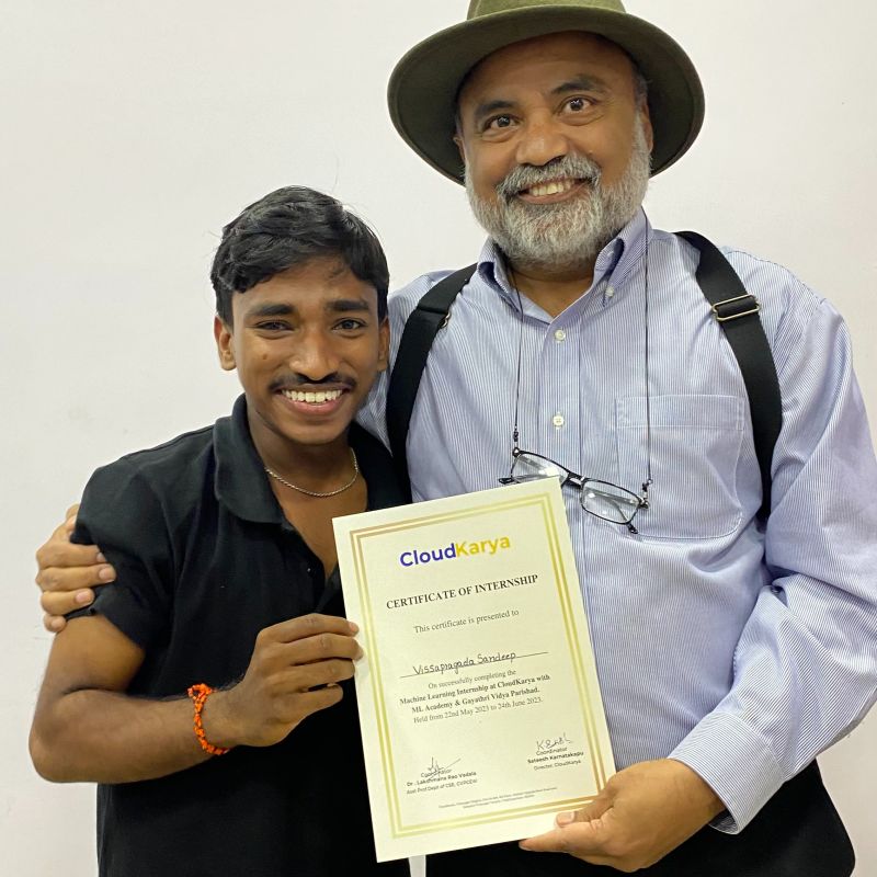 SANDEEP VISSAPRAGADA on LinkedIn: Completed summer internship at ... SANDEEP VISSAPRAGADA on LinkedIn: Completed summer internship at ...