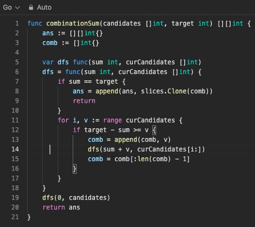 Allen S. on LinkedIn: #leetcode #golang #dfs #backtracking Allen S. on LinkedIn: #leetcode #golang #dfs #backtracking