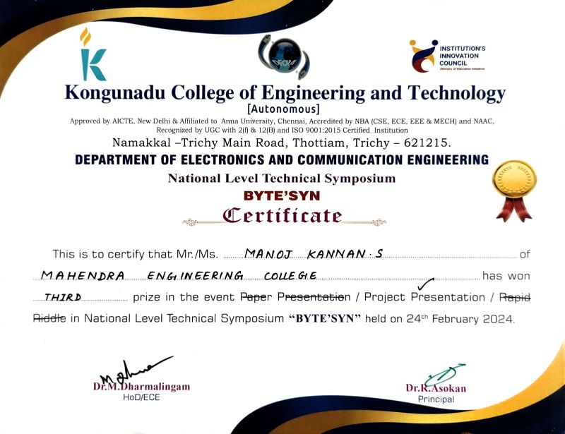 Manoj Kannan S on LinkedIn: #engineering #innovation #ai # ... Manoj Kannan S on LinkedIn: #engineering #innovation #ai # ...