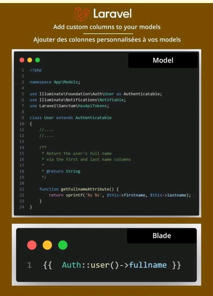 Ibrahim Khalil on LinkedIn: Laravel : Add custom columns to your models ... Ibrahim Khalil on LinkedIn: Laravel : Add custom columns to your models ...