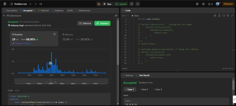 #300dayscodechallenge #leetcode #dsa #coding #problemsolving ... #300dayscodechallenge #leetcode #dsa #coding #problemsolving ...