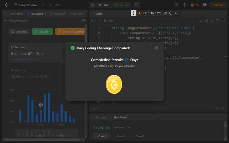 Priyobroto Karmakar on LinkedIn: #leetcode #codingchallenge ... Priyobroto Karmakar on LinkedIn: #leetcode #codingchallenge ...
