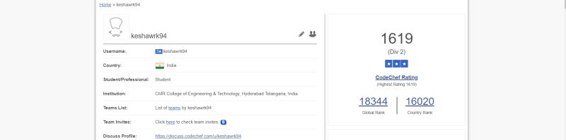 Keshaw Kumar on LinkedIn: #codechef #competitiveprogramming | 14 comments Keshaw Kumar on LinkedIn: #codechef #competitiveprogramming | 14 comments