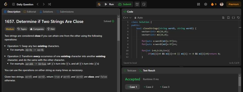 How to solve LeetCode problem 1657 | Kishore M posted on the topic ... How to solve LeetCode problem 1657 | Kishore M posted on the topic ...
