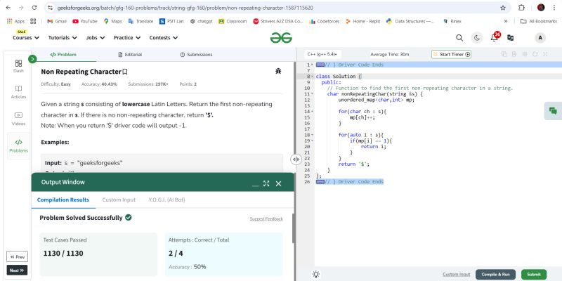 Ayush Singh on LinkedIn: #gfg160 #geekstreak2024 #dsa #codingjourney Ayush Singh on LinkedIn: #gfg160 #geekstreak2024 #dsa #codingjourney