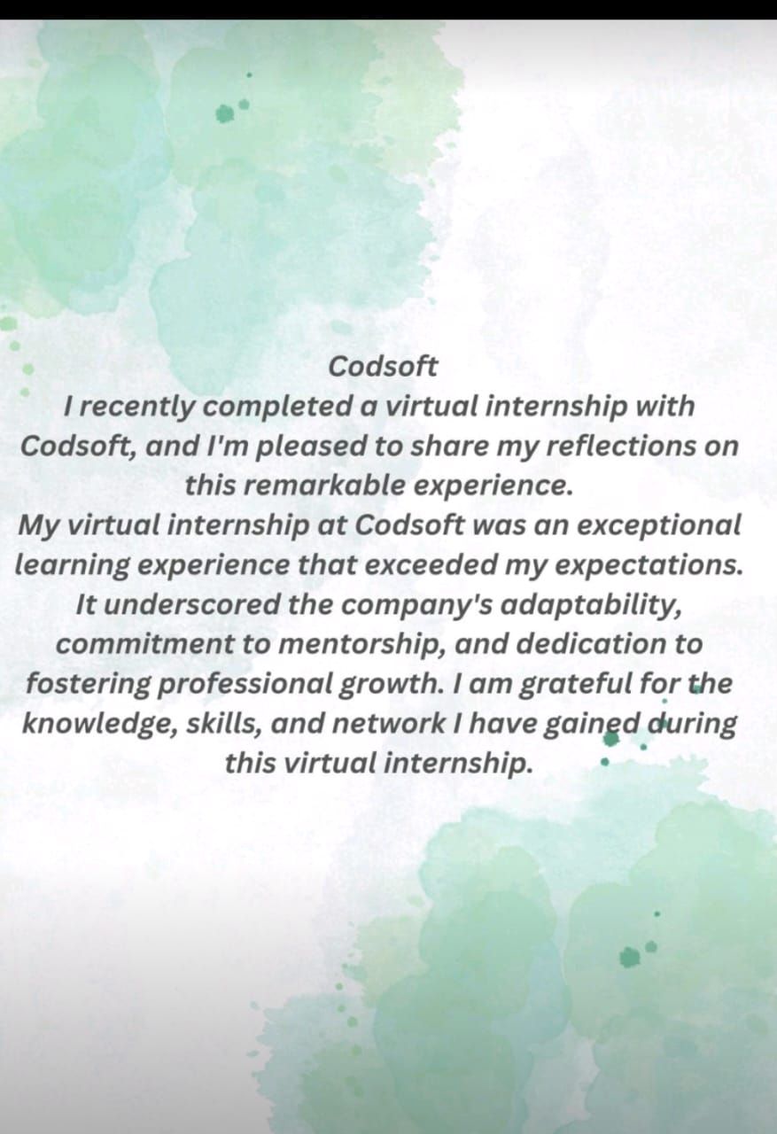 #codsoft #internship | Vignesh .J #codsoft #internship | Vignesh .J