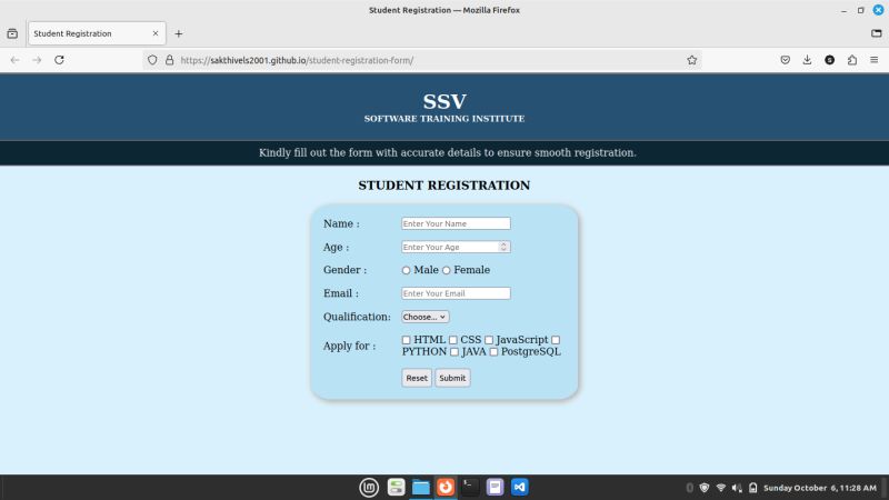 Sakthivel Saravanan on LinkedIn: #webdevelopment #html #css #projects Sakthivel Saravanan on LinkedIn: #webdevelopment #html #css #projects