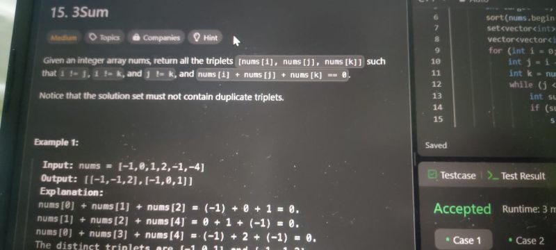 Avnish yadav on LinkedIn: Day 3/100 of#100DaysofCode 1.Three sum- Today ... Avnish yadav on LinkedIn: Day 3/100 of#100DaysofCode 1.Three sum- Today ...