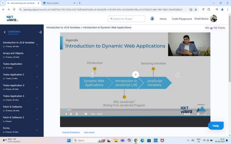 Khalil Basha on LinkedIn: #day1 #nextwave #ccbp #rahulattuluri #javascript Khalil Basha on LinkedIn: #day1 #nextwave #ccbp #rahulattuluri #javascript