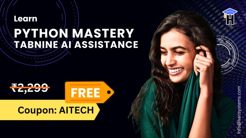 Hari Systems on LinkedIn: #python #tabnine #ai #udemy #elearning # ... Hari Systems on LinkedIn: #python #tabnine #ai #udemy #elearning # ...