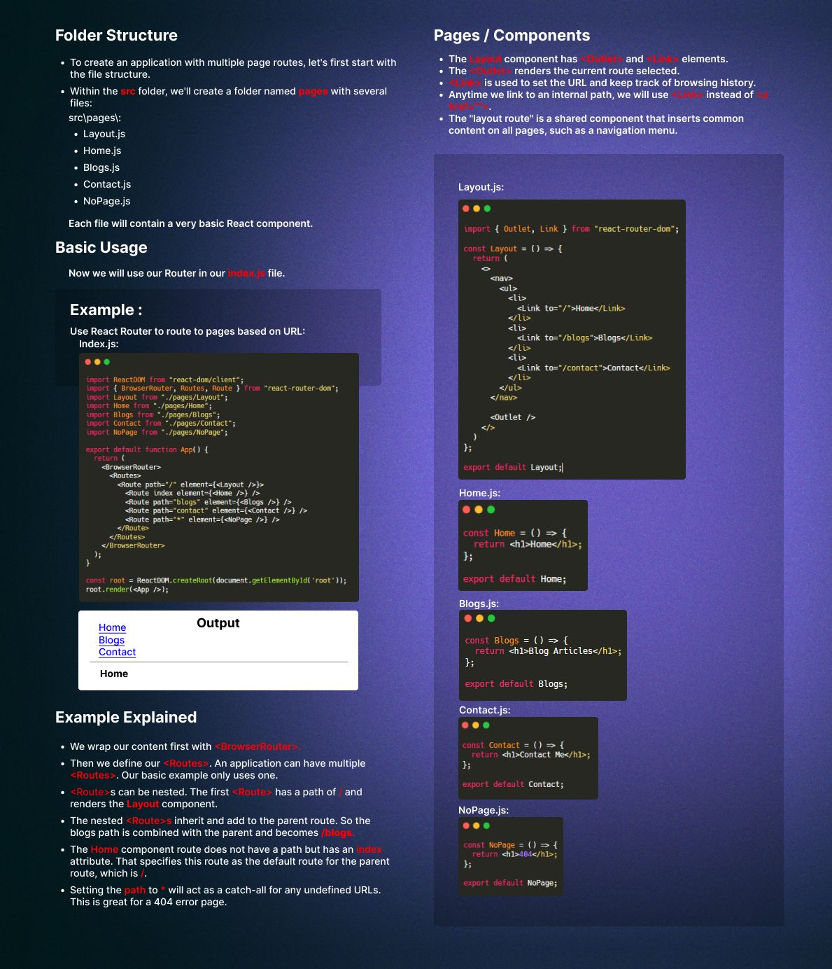 #reactrouter #react #reactjs #reactjsdevelopment | Arun Prasanth ⚡ #reactrouter #react #reactjs #reactjsdevelopment | Arun Prasanth ⚡