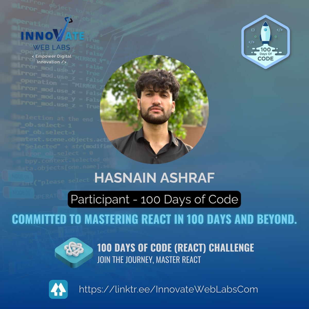 Hasnain Ashraf on LinkedIn: #100daysofcode #react #webdevelopment # ... Hasnain Ashraf on LinkedIn: #100daysofcode #react #webdevelopment # ...