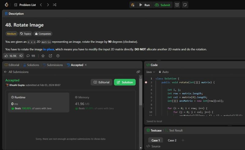 Khushi Gupta on LinkedIn: #30daysofcode #codingchallenge #leetcode # ... Khushi Gupta on LinkedIn: #30daysofcode #codingchallenge #leetcode # ...