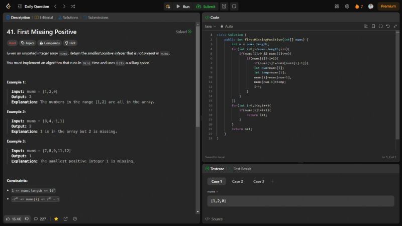 Passed LeetCode Problem of the Day | Aravind Kammari posted on the ... Passed LeetCode Problem of the Day | Aravind Kammari posted on the ...