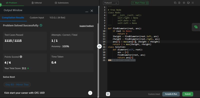 #dsa #binarytrees #codingchallenge #160daysofcode | Yashwanth Achari Badige #dsa #binarytrees #codingchallenge #160daysofcode | Yashwanth Achari Badige