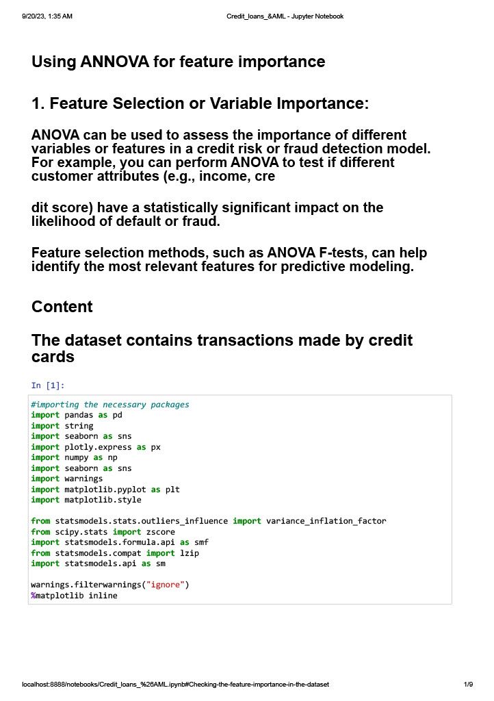 Using ANNOVA for feature importance 😀 1. Feature Selection or Variable ... Using ANNOVA for feature importance 😀 1. Feature Selection or Variable ...