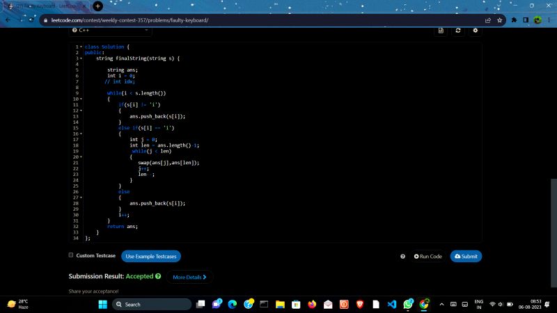 Kunal Wadhai on LinkedIn: #leetcode_weekly_contest #faulty_keyboard # ... Kunal Wadhai on LinkedIn: #leetcode_weekly_contest #faulty_keyboard # ...