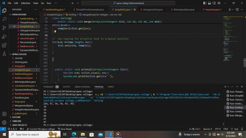 Vijay Thakur on LinkedIn: 100DaysofCodingChallenge Day:23 1. Sorting a ... Vijay Thakur on LinkedIn: 100DaysofCodingChallenge Day:23 1. Sorting a ...