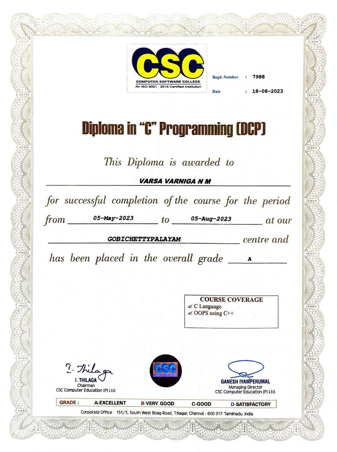 VARSAVARNIGA N M on LinkedIn: #programming #cprogramming #oops #coding ... VARSAVARNIGA N M on LinkedIn: #programming #cprogramming #oops #coding ...