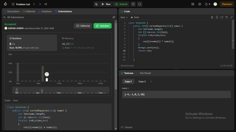 #leetcode #coding #problemsolving #programming #day2 | Shifani Joseph #leetcode #coding #problemsolving #programming #day2 | Shifani Joseph