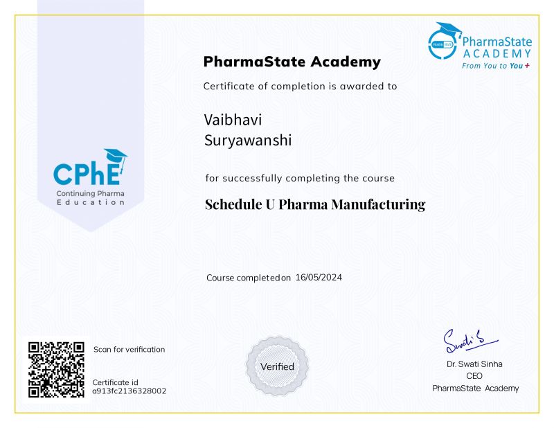 Vaibhavi Suryawanshi on LinkedIn: #pharmamanufacturing # ... Vaibhavi Suryawanshi on LinkedIn: #pharmamanufacturing # ...
