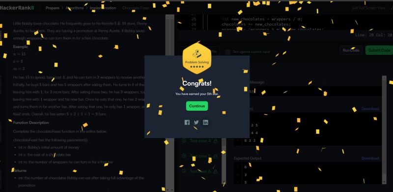 Neha Gupta on LinkedIn: #codingjourney #hackerrank #cplusplus # ... Neha Gupta on LinkedIn: #codingjourney #hackerrank #cplusplus # ...