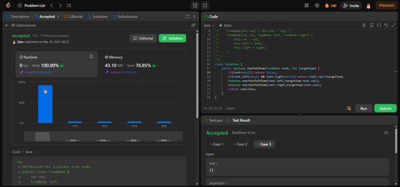#leetcode #100daysofcode #dfs #binarytree #java #codingchallenge ... #leetcode #100daysofcode #dfs #binarytree #java #codingchallenge ...