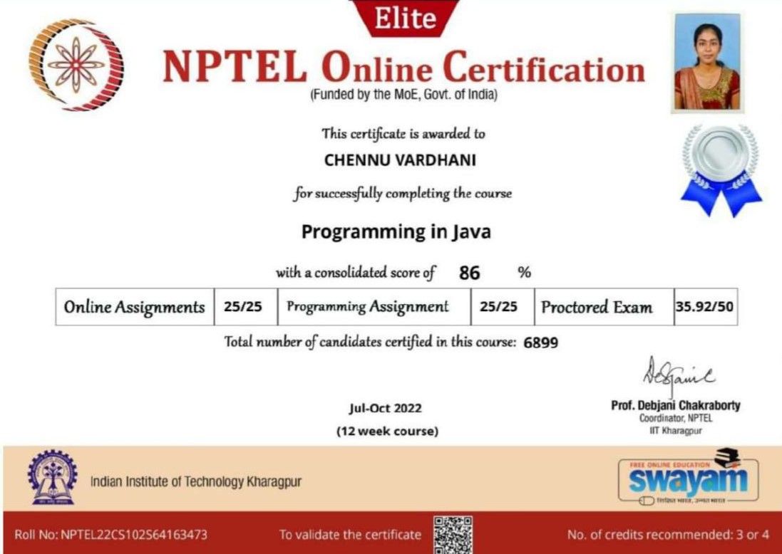 #javaprogramming #nptel #elitesilver #programmingjourney #codingskills ... #javaprogramming #nptel #elitesilver #programmingjourney #codingskills ...