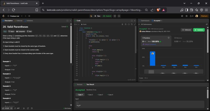#100daysofcode #leetcode #dsa #stack #problemsolving #100dayschallenge ... #100daysofcode #leetcode #dsa #stack #problemsolving #100dayschallenge ...
