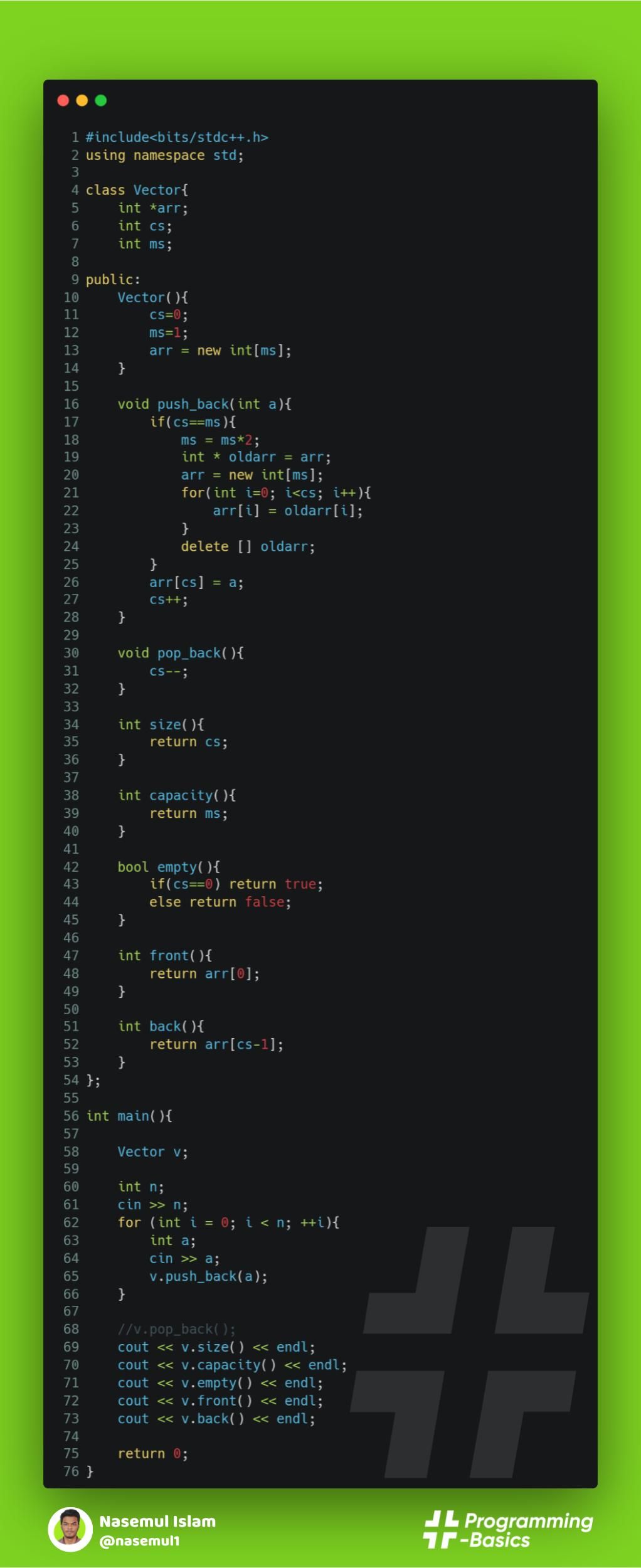 Md. Nasemul Islam on LinkedIn: #cplusplus #datastructuresandalgorithms Md. Nasemul Islam on LinkedIn: #cplusplus #datastructuresandalgorithms