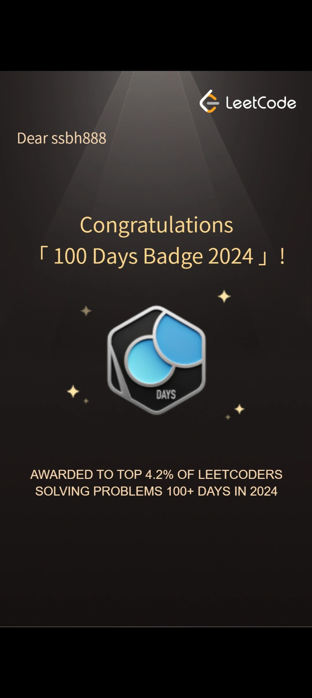 Sunita Bhat on LinkedIn: #100daysbadge #dsa #leetcode #problemsolving Sunita Bhat on LinkedIn: #100daysbadge #dsa #leetcode #problemsolving