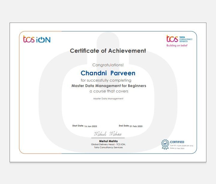 #dataanalysis #masterdatamanagement #careergrowth #tcsion # ... #dataanalysis #masterdatamanagement #careergrowth #tcsion # ...