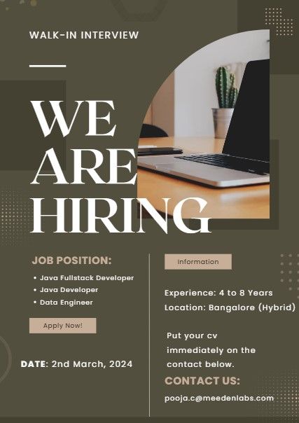 Pooja Manasa Lakshmi C on LinkedIn: #hiring #saturday #walkininterview ... Pooja Manasa Lakshmi C on LinkedIn: #hiring #saturday #walkininterview ...