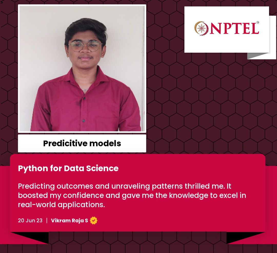Dr Venkatesan Balakrishnan on LinkedIn: #beststudent #paavai #nptel # ... Dr Venkatesan Balakrishnan on LinkedIn: #beststudent #paavai #nptel # ...