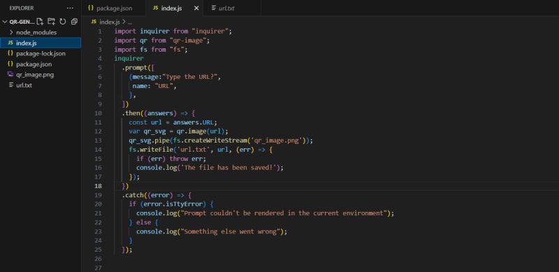 Femin B J on LinkedIn: #webdevelopment #nodejs #javascript #qrcode #npm ... Femin B J on LinkedIn: #webdevelopment #nodejs #javascript #qrcode #npm ...