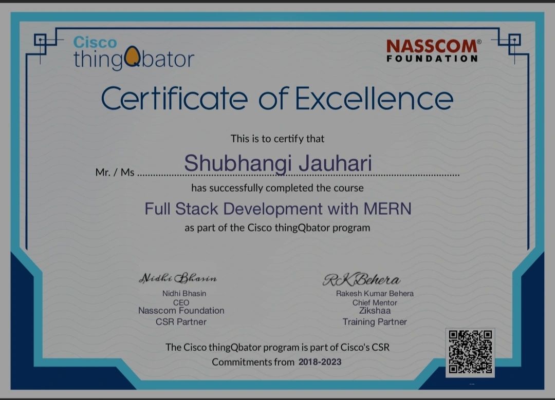 Shubhangi Jauhari on LinkedIn: #connections #fullstackdevelopment #mern ... Shubhangi Jauhari on LinkedIn: #connections #fullstackdevelopment #mern ...