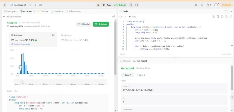 #leetcode75 #leetcode75 #dsa #leetcode #codingchallenge #heap #greedy ... #leetcode75 #leetcode75 #dsa #leetcode #codingchallenge #heap #greedy ...