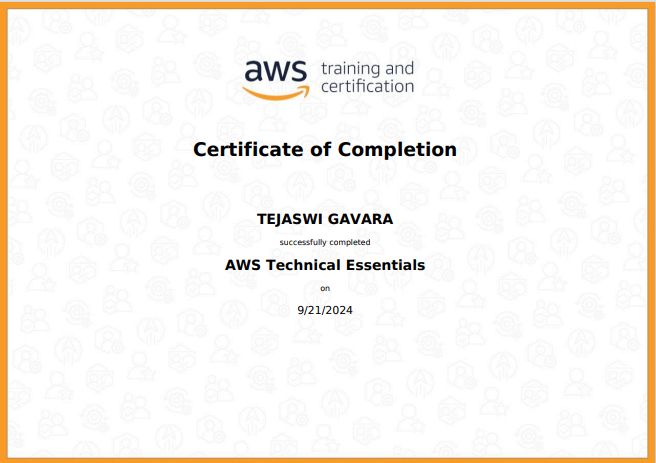 Gavara Tejaswi on LinkedIn: #aws #cloudcomputing #certification # ... Gavara Tejaswi on LinkedIn: #aws #cloudcomputing #certification # ...