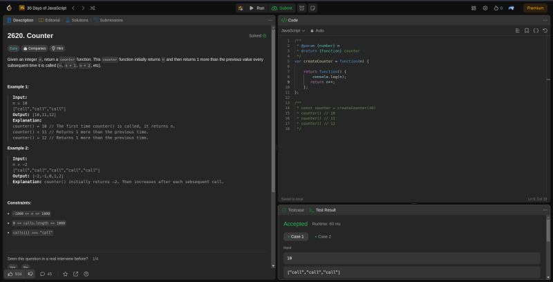 Malyaj Singh on LinkedIn: #30daysofjavascript #leetcode # ... Malyaj Singh on LinkedIn: #30daysofjavascript #leetcode # ...