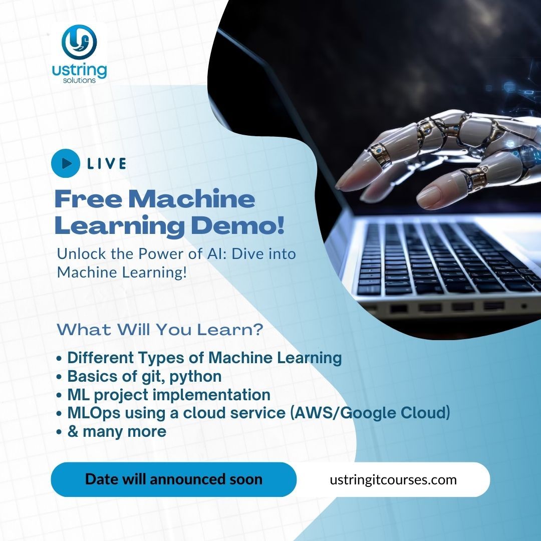 Ustring solutions on LinkedIn: #machinelearning #freedemo #learnml # ... Ustring solutions on LinkedIn: #machinelearning #freedemo #learnml # ...