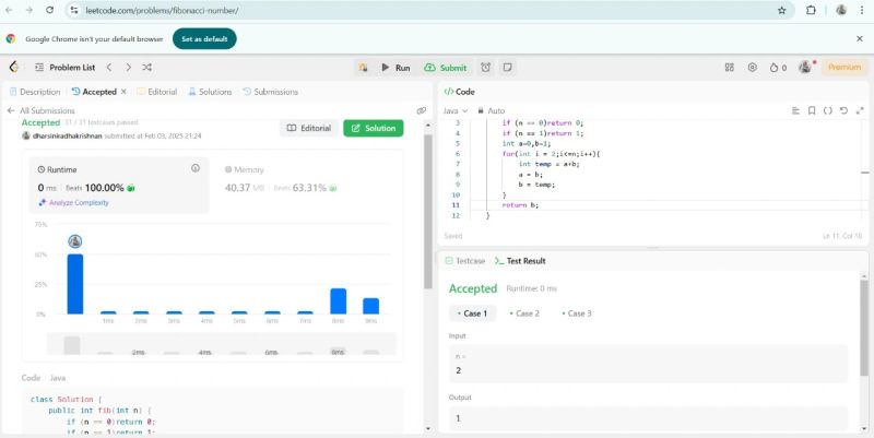 Dharsini Radhakrishnan on LinkedIn: #leetcode #100daysofcode #fibonacci ... Dharsini Radhakrishnan on LinkedIn: #leetcode #100daysofcode #fibonacci ...