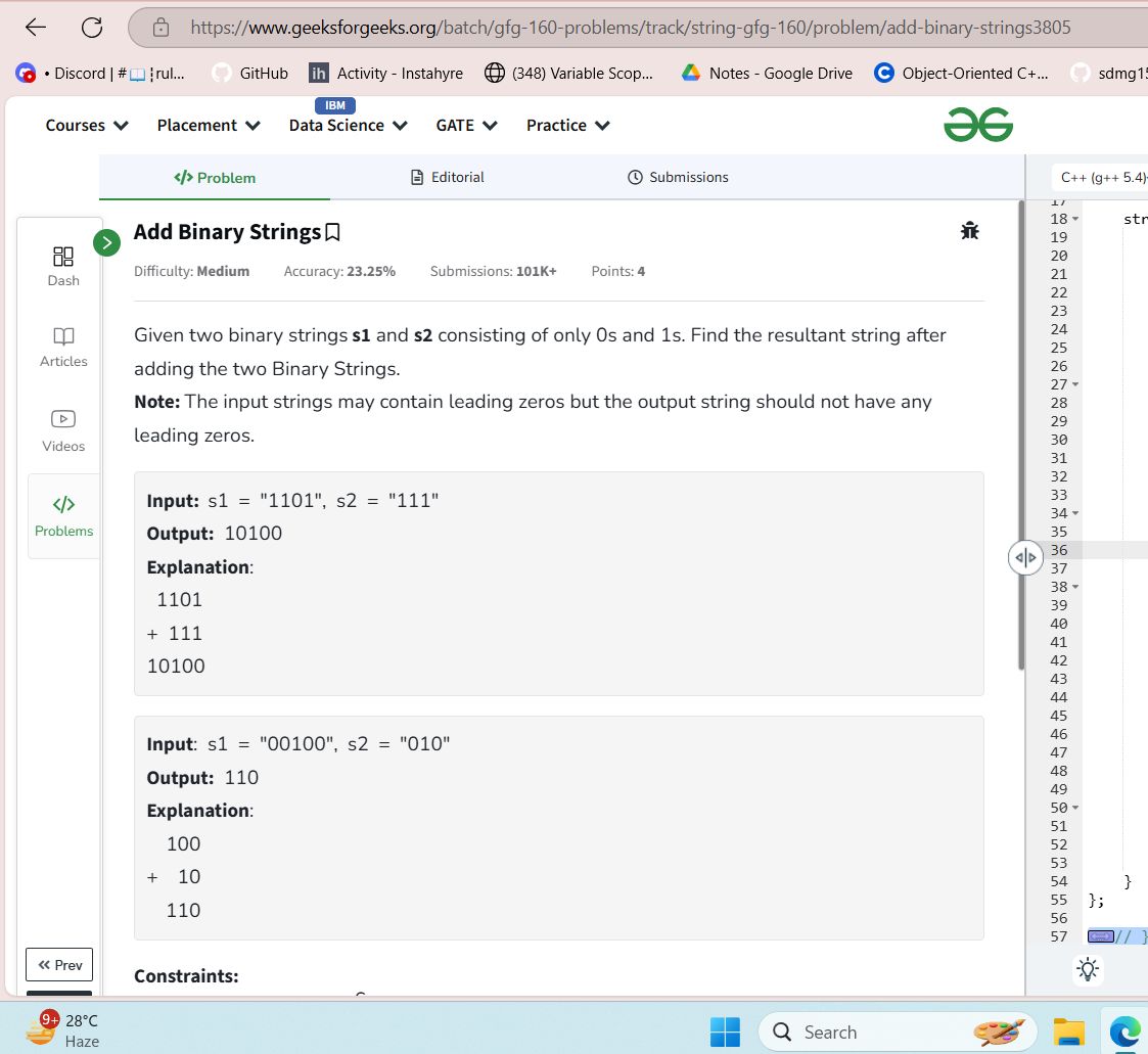 #geeksforgeeks #gfg160 #geekstreak2025 #dsa #problemsolving | Avinesh ... #geeksforgeeks #gfg160 #geekstreak2025 #dsa #problemsolving | Avinesh ...