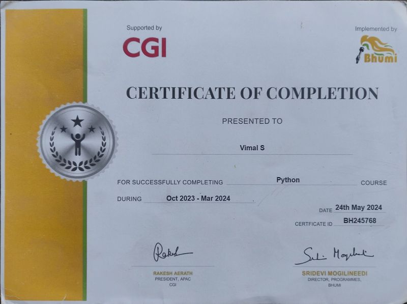 Vimal S on LinkedIn: #python #codingjourney #learning #automation # ... Vimal S on LinkedIn: #python #codingjourney #learning #automation # ...