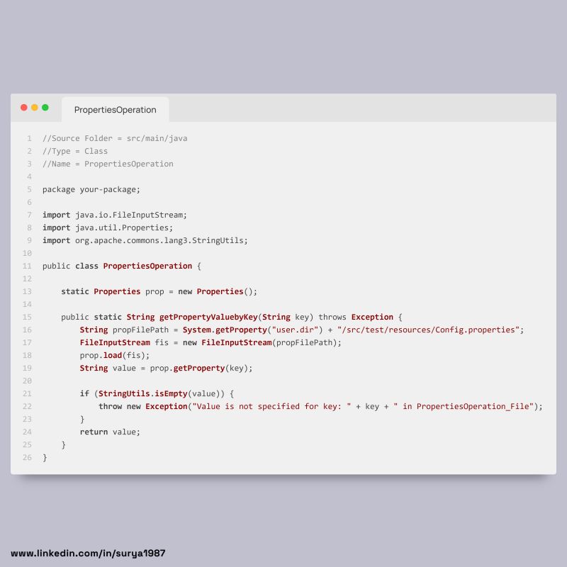Surya K on LinkedIn: #automationtesting #selenium #java # ... Surya K on LinkedIn: #automationtesting #selenium #java # ...