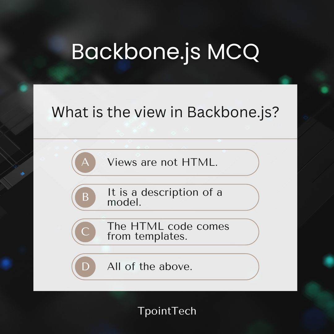 Tpoint Tech on LinkedIn: #backbonejs #angularjs #programming #tpointtech Tpoint Tech on LinkedIn: #backbonejs #angularjs #programming #tpointtech