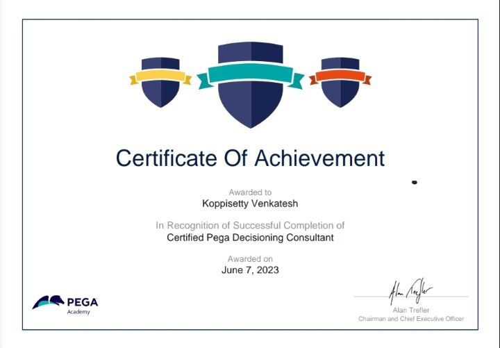 Koppisetty Venkatesh on LinkedIn: Hello connections... Completed my ... Koppisetty Venkatesh on LinkedIn: Hello connections... Completed my ...