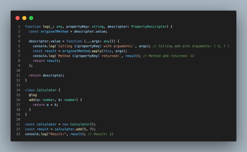 robby awaldi on LinkedIn: #typescript #decorators #codeenhancement robby awaldi on LinkedIn: #typescript #decorators #codeenhancement